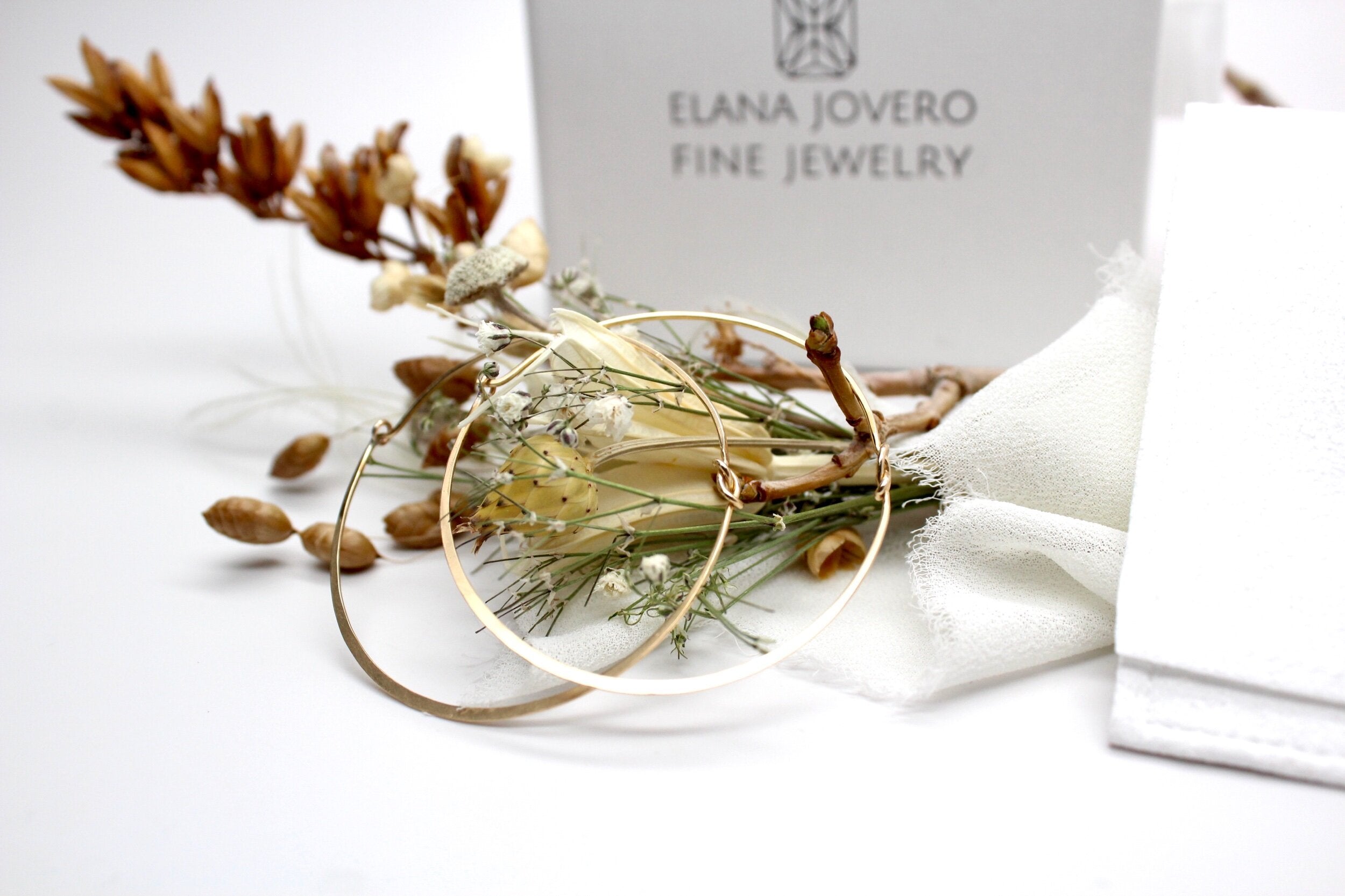 Large "Juliette" Hoops – Elana Jovero Fine Jewelry